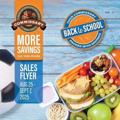 DeCA announces last of its three-part ‘Back-to-School’ savings promotion available in the Aug ...